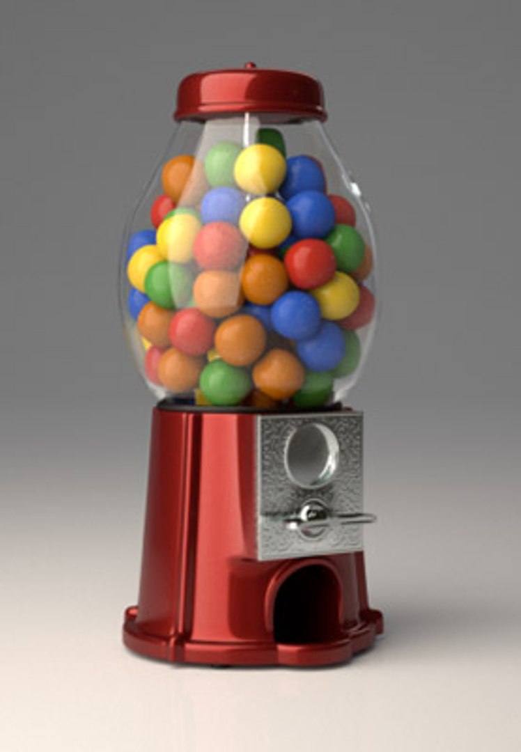 3d Res Gumball Machine