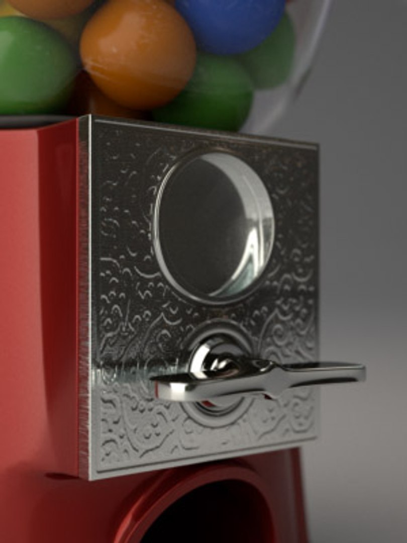 3d Res Gumball Machine