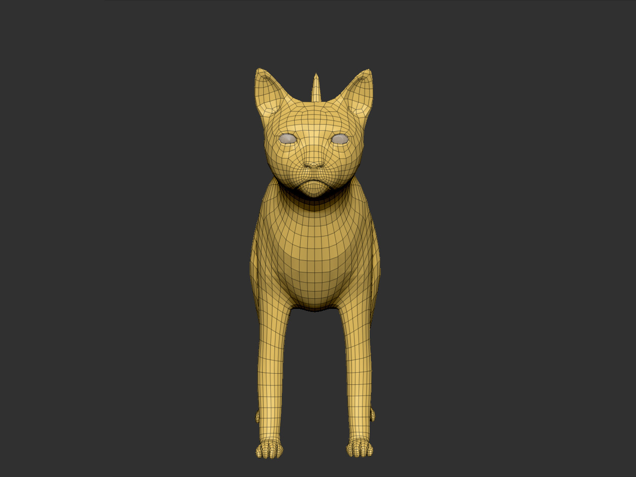 cat basemesh obj