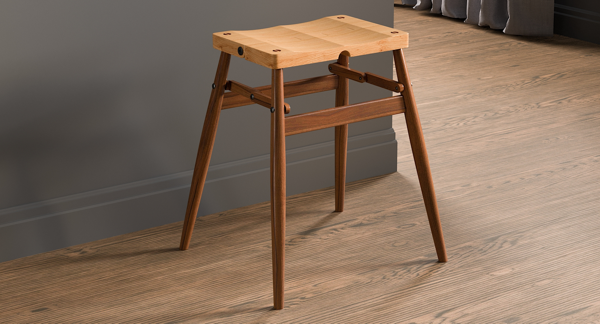 3D realistic imo folding stool - TurboSquid 1459407