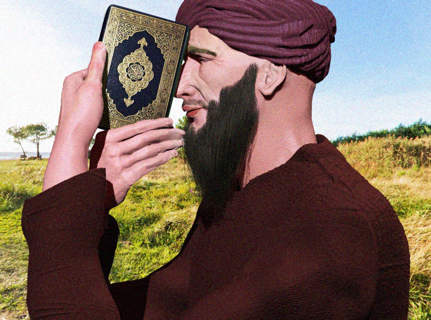 3D Muslim Man Praying Model - TurboSquid 1586667