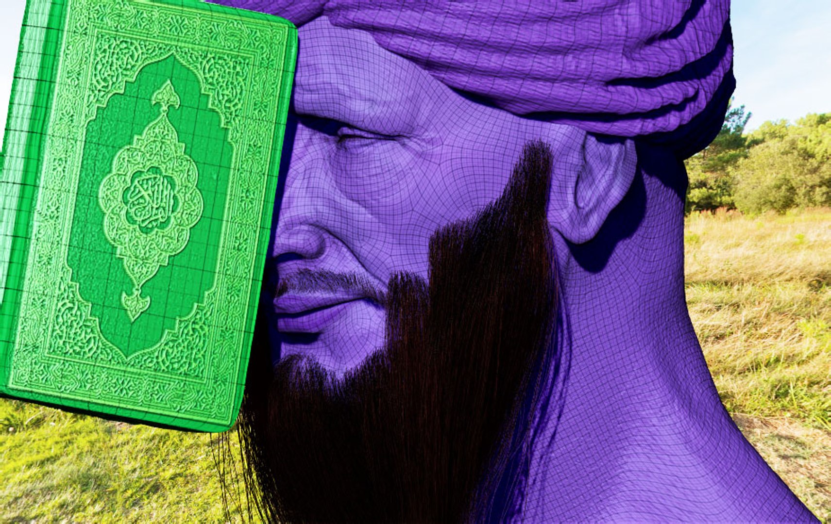3D Muslim Man Praying Model - TurboSquid 1586667