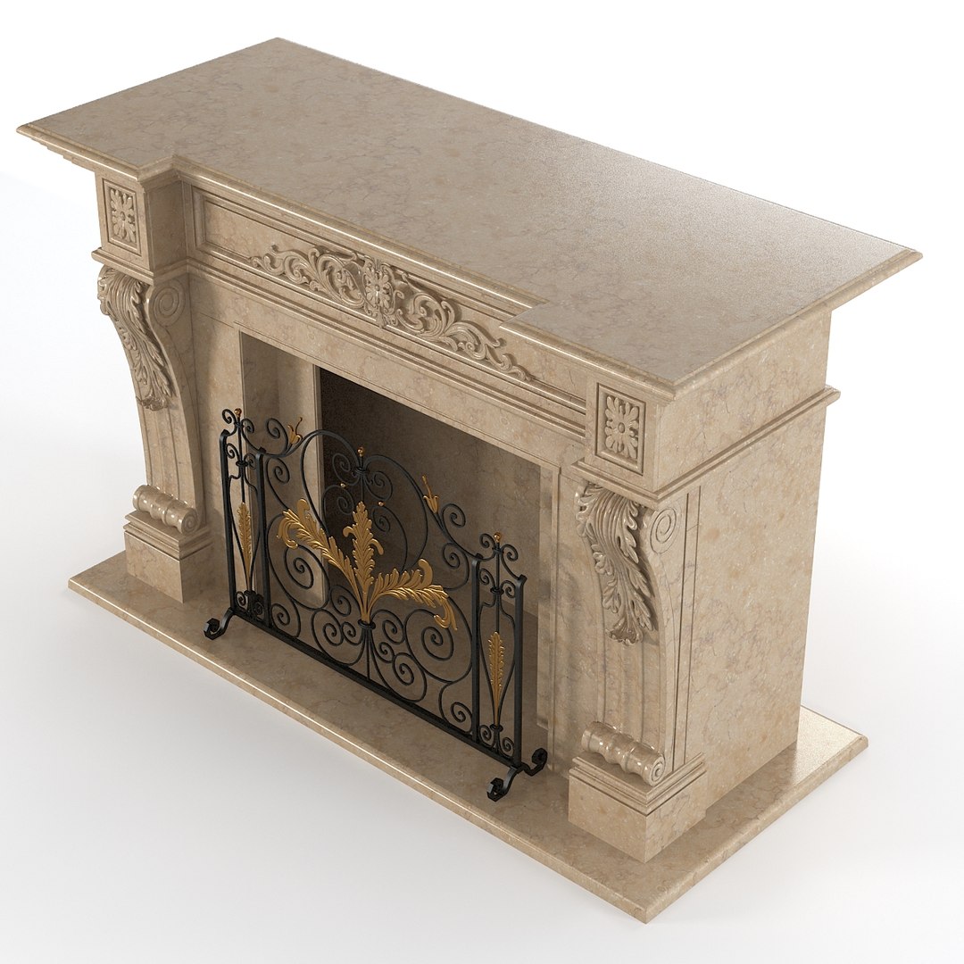 max marble fireplace