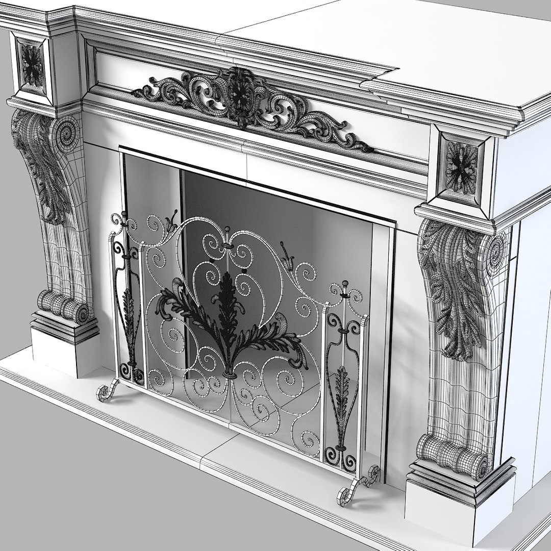 max marble fireplace