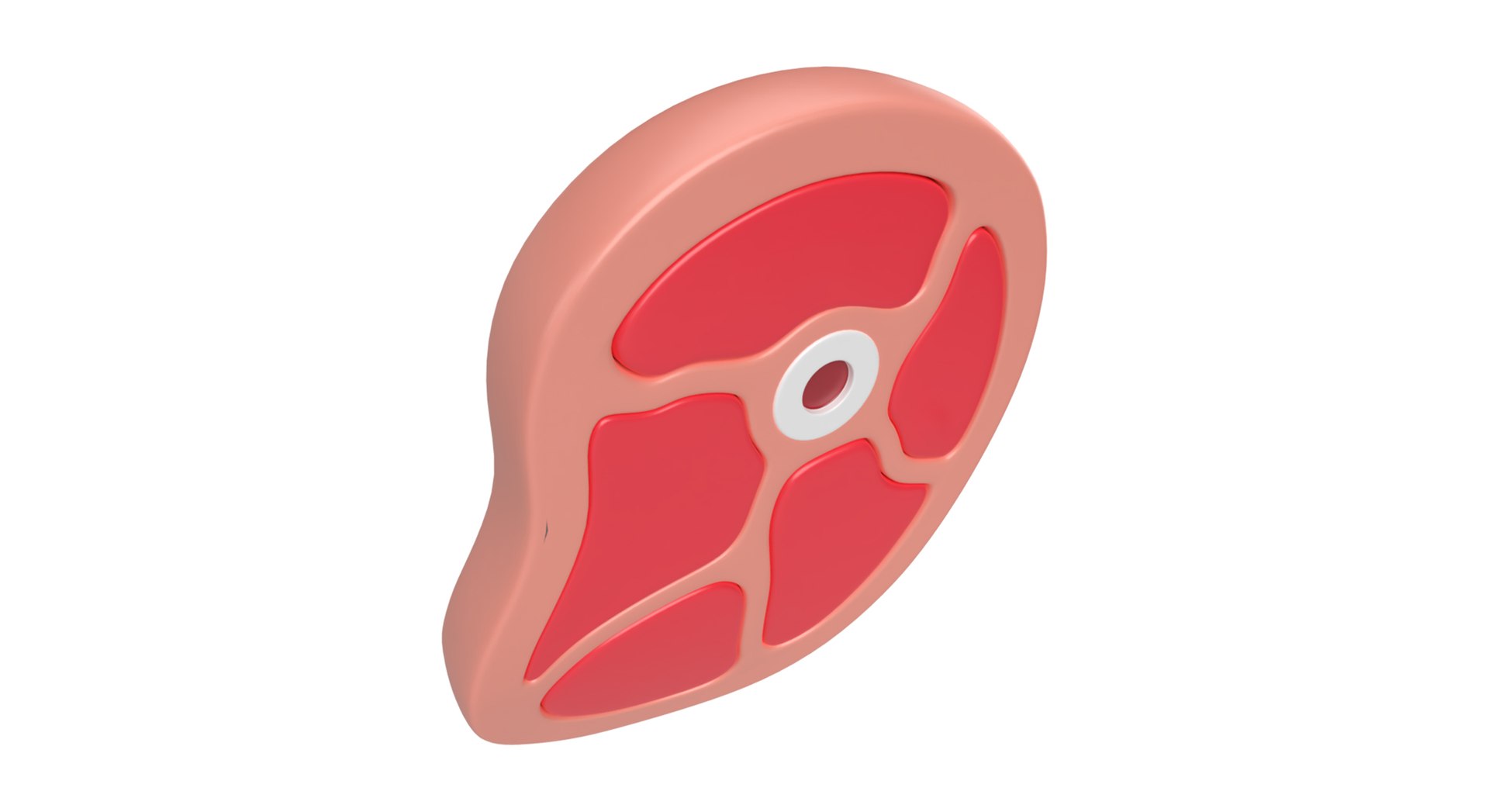 Cartoon Raw Meat 3D model - TurboSquid 1960778