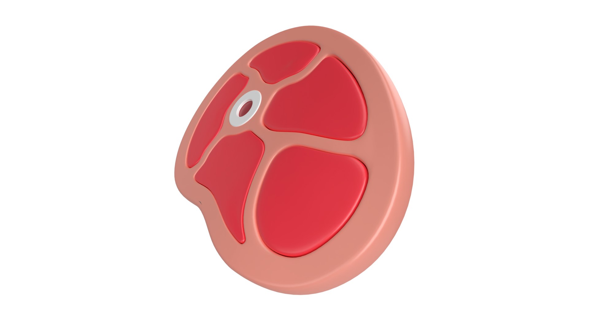 Cartoon Raw Meat 3D model - TurboSquid 1960778