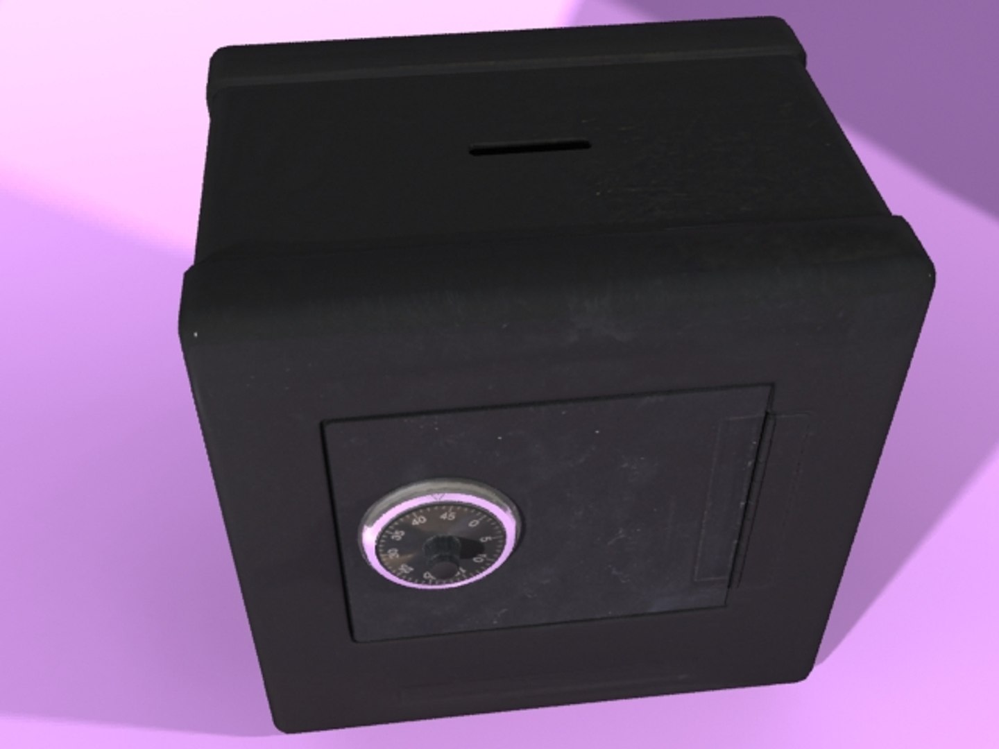 3d Model Safe Money Box