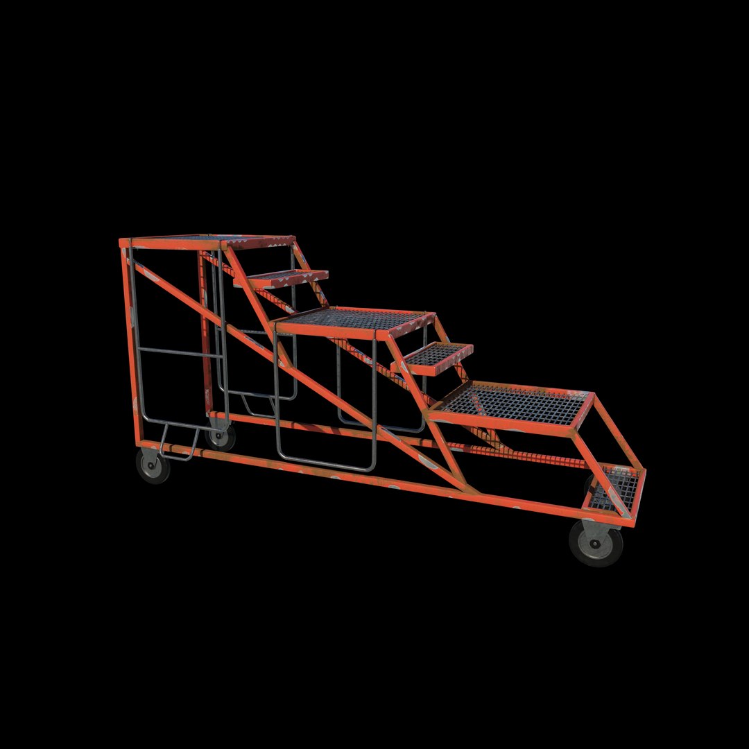 Service Ladder 3D Model Model - TurboSquid 2347393