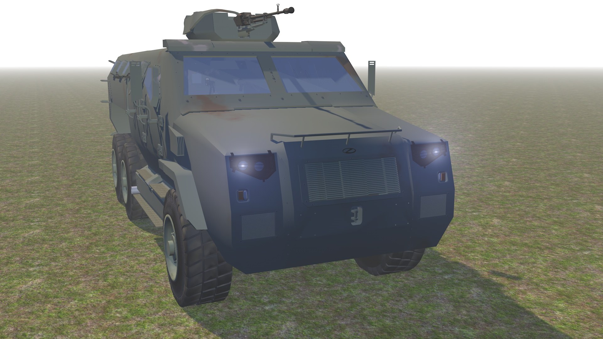 MRAP M-20 Model - TurboSquid 1844291