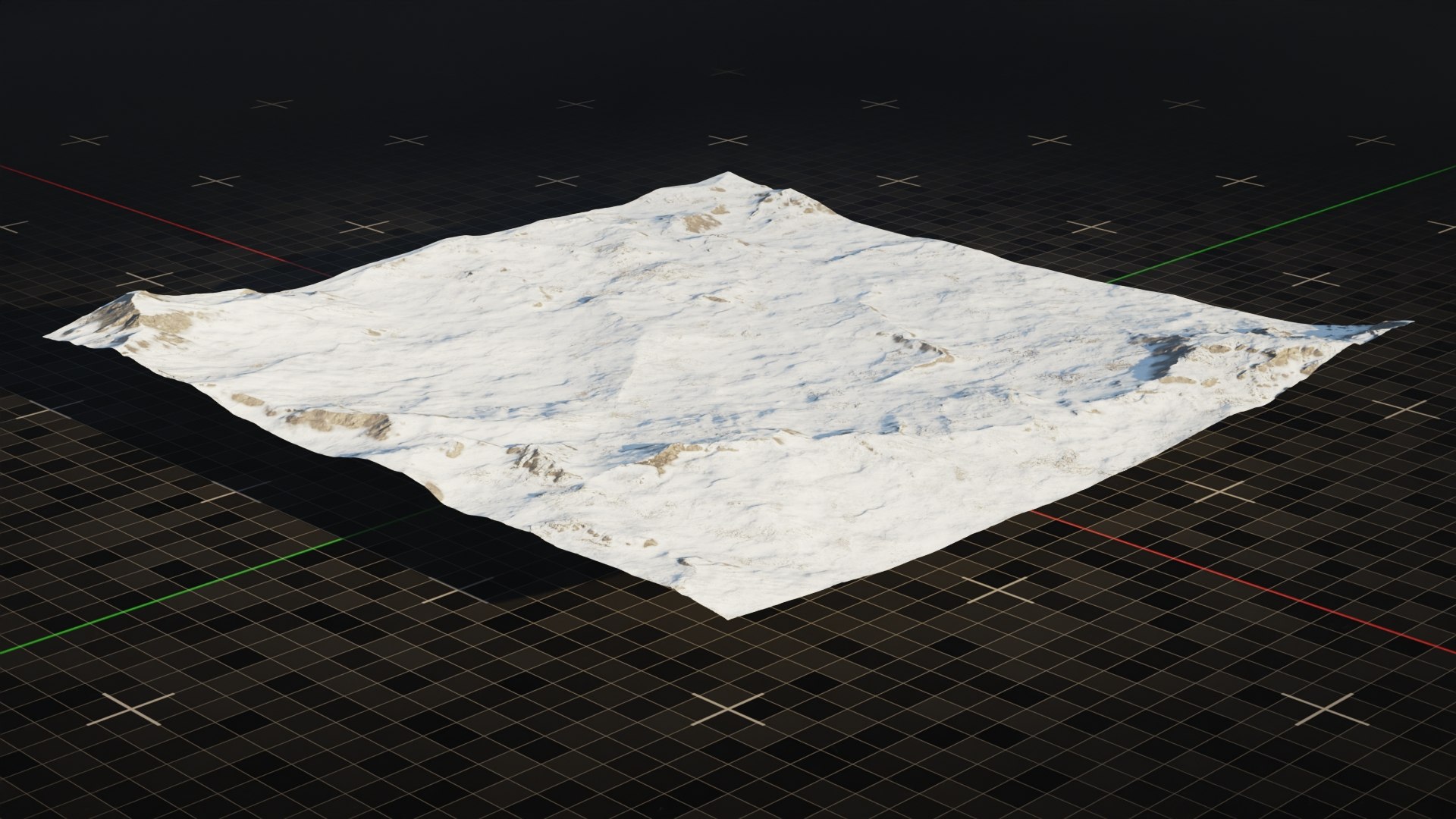 3D Tundra Terrain 5 - TurboSquid 2282397