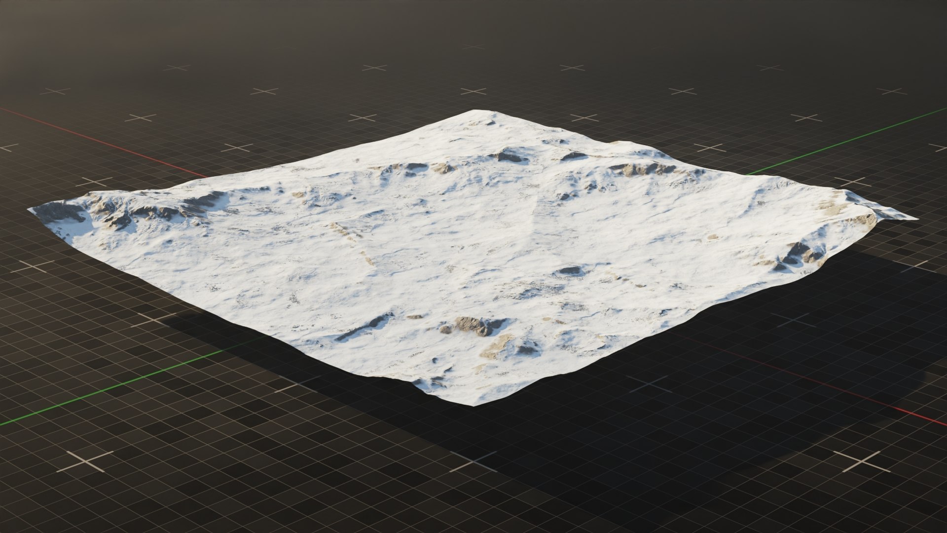 3D Tundra Terrain 5 - TurboSquid 2282397