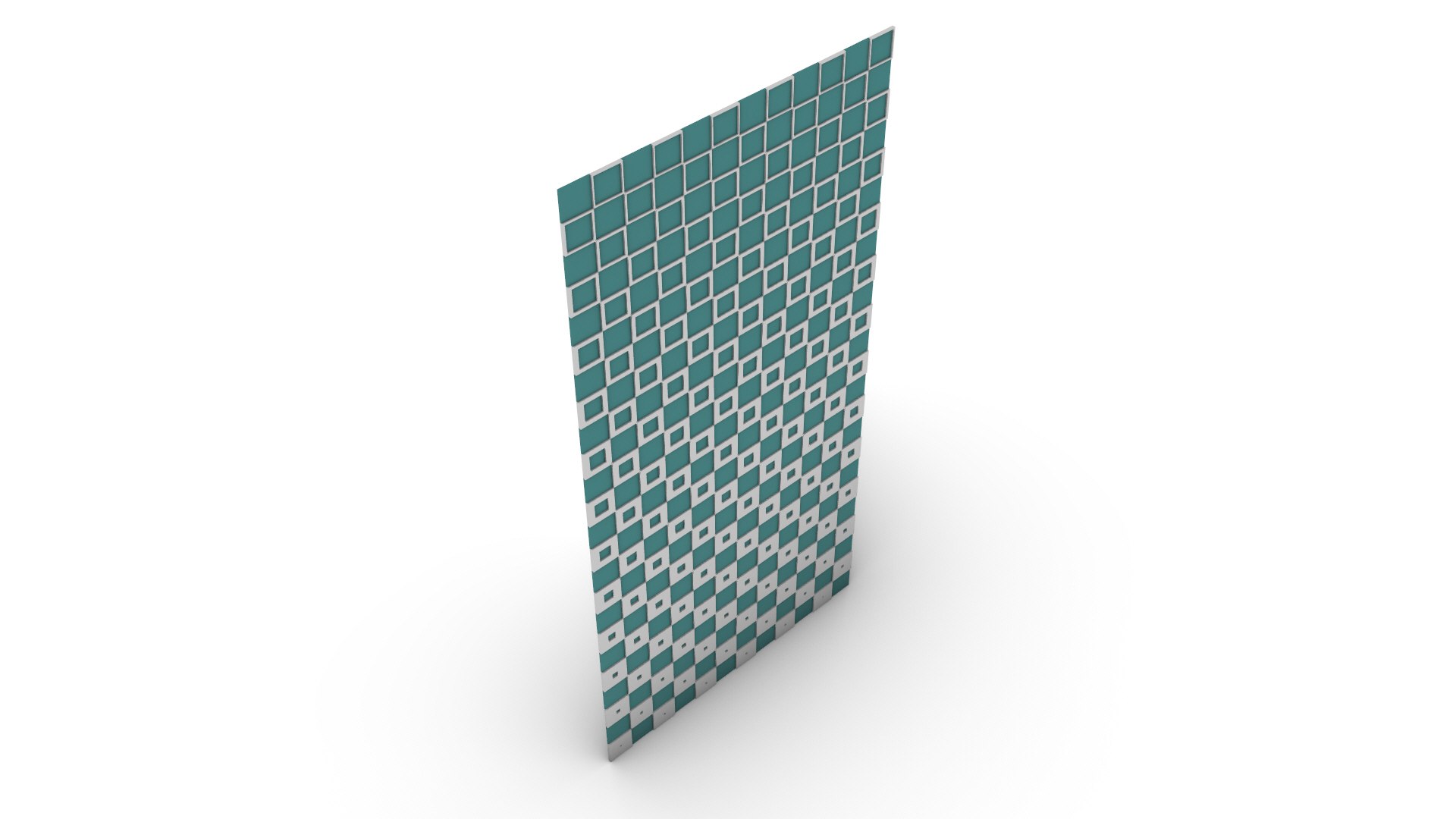 3D Parametric Square Pattern Panel - TurboSquid 2345215