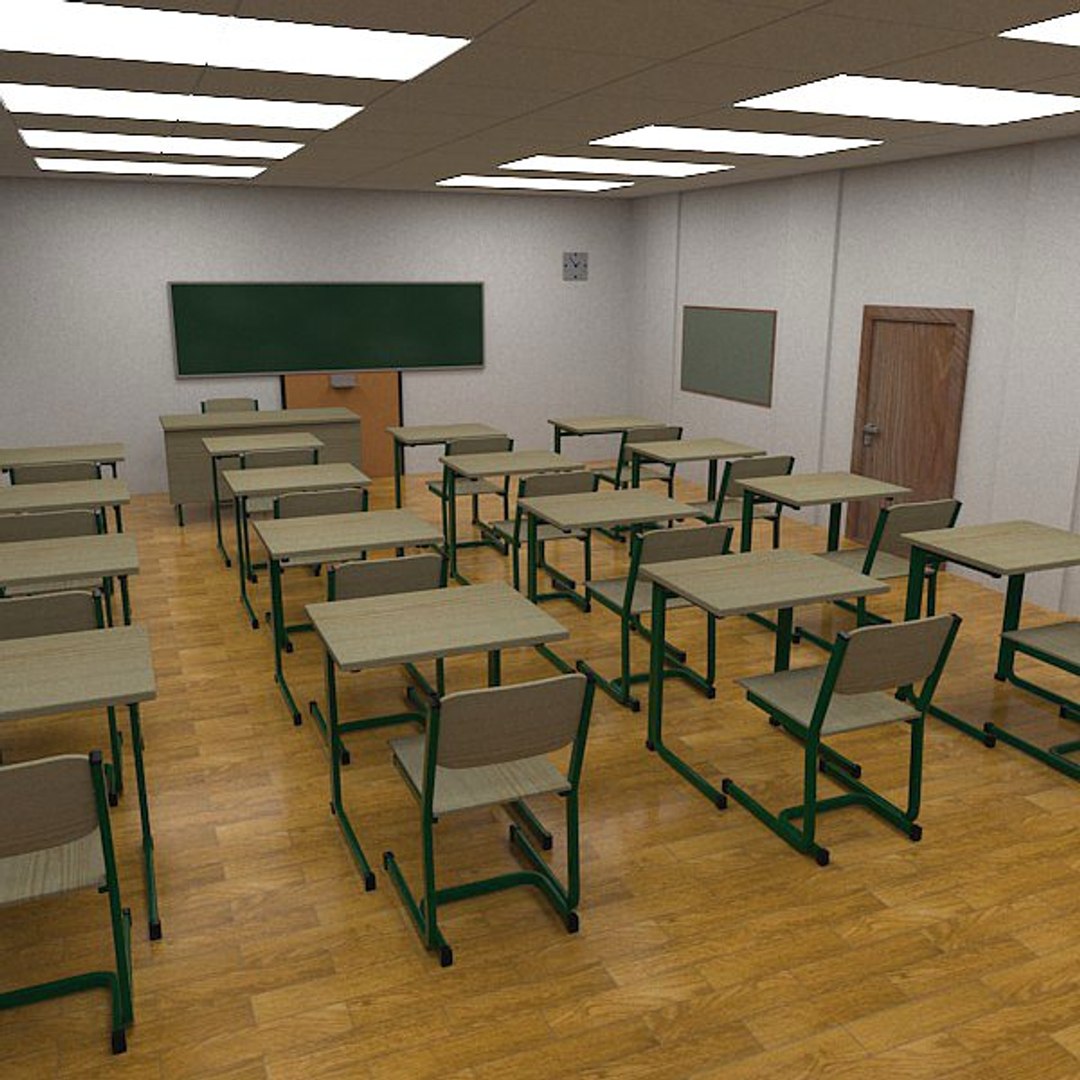 3d Model Classroom Class Room