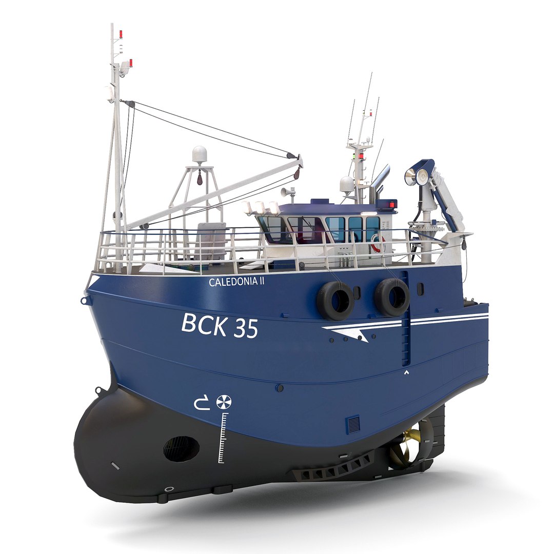 Fishing Trawler 3D Model 3D - TurboSquid 1751057