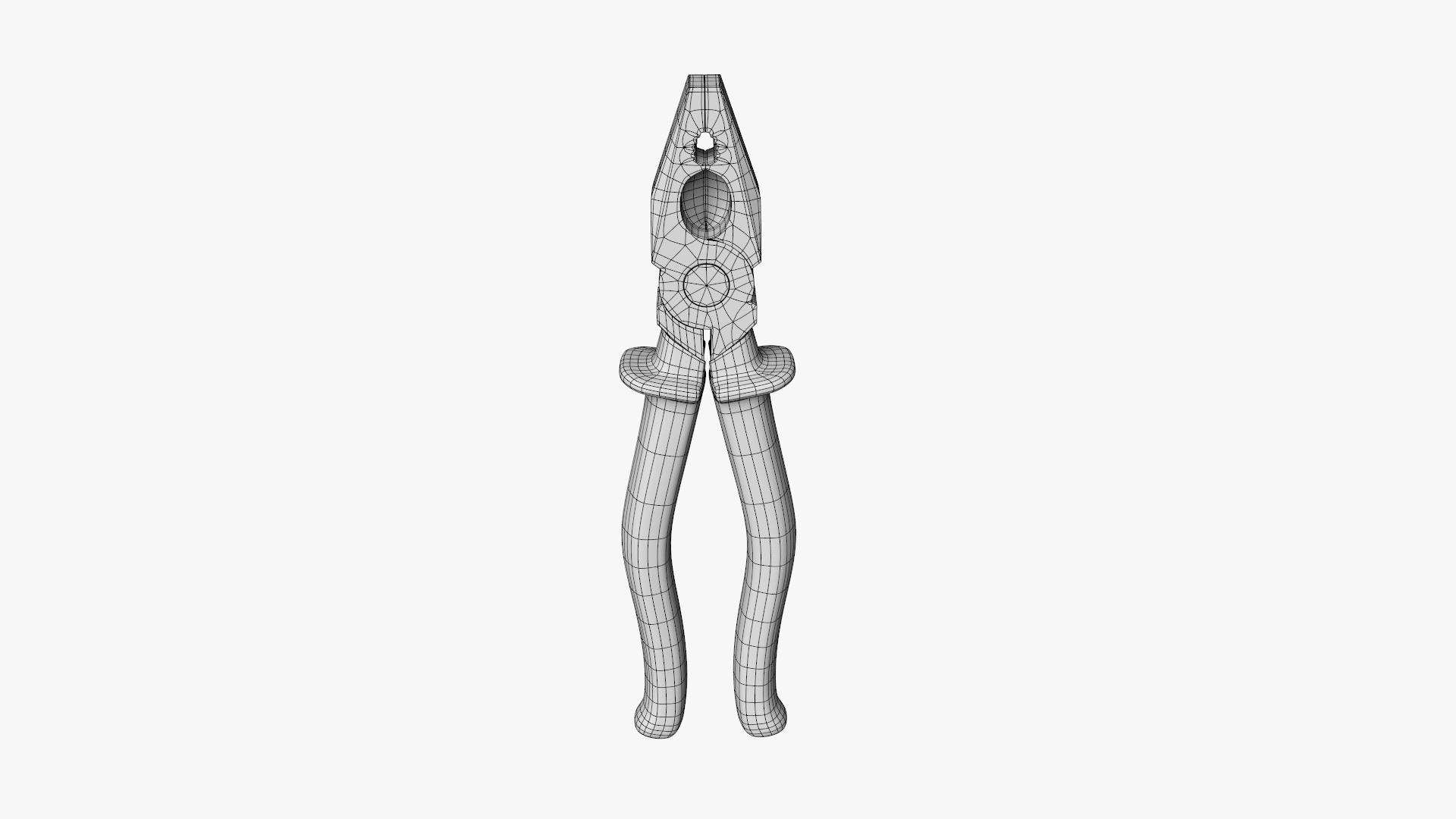 pliers drawing 3d