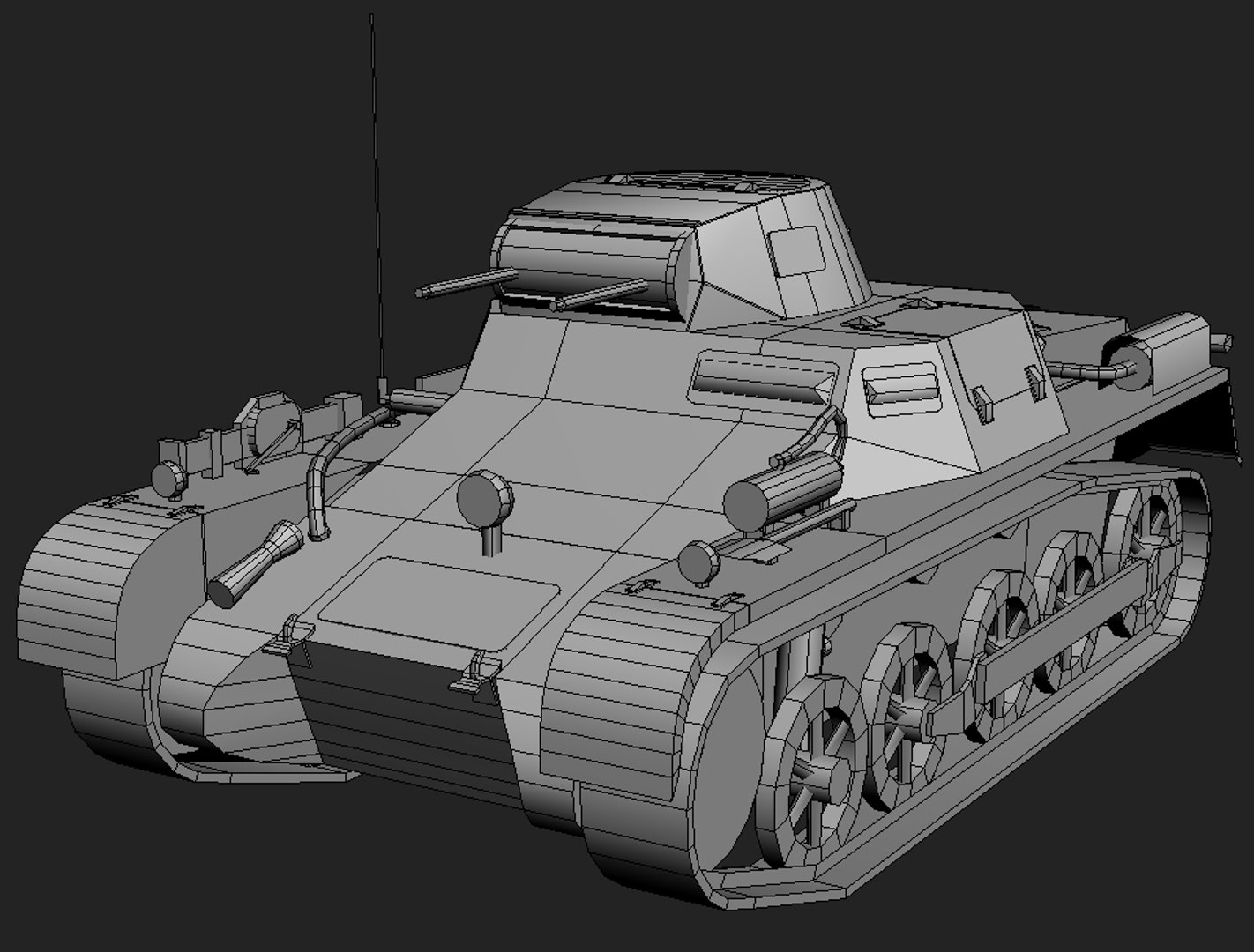 3d Panzer 1a Model
