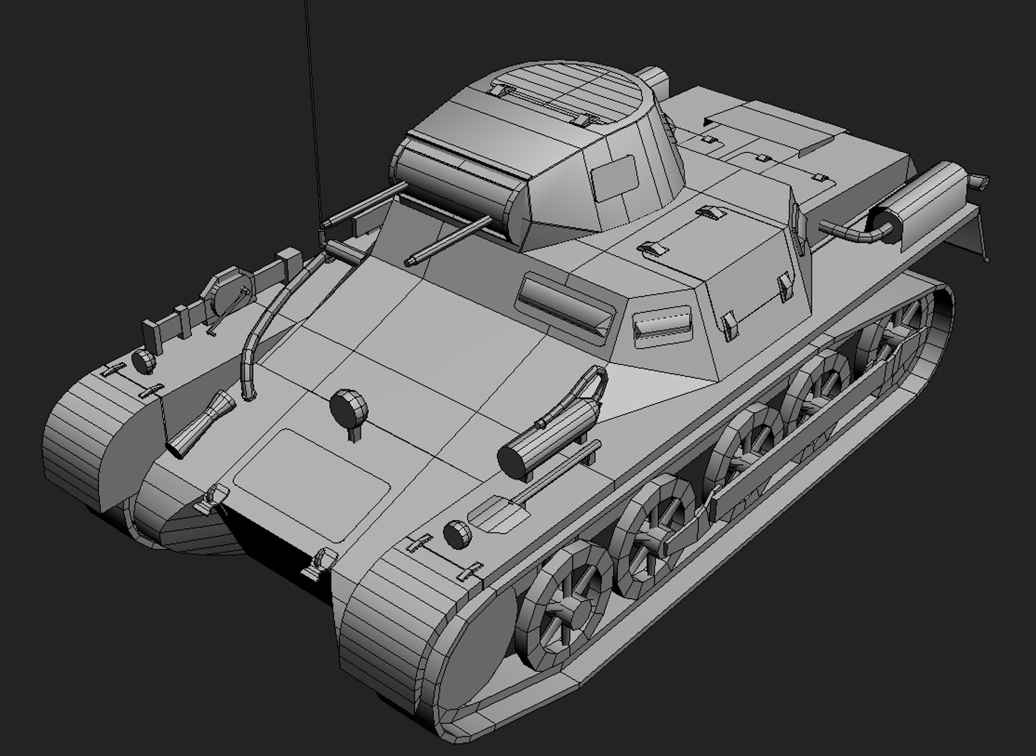 3d Panzer 1a Model