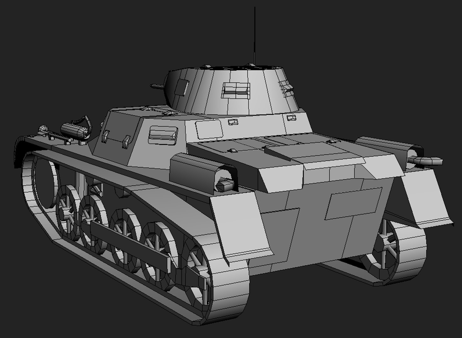3d Panzer 1a Model