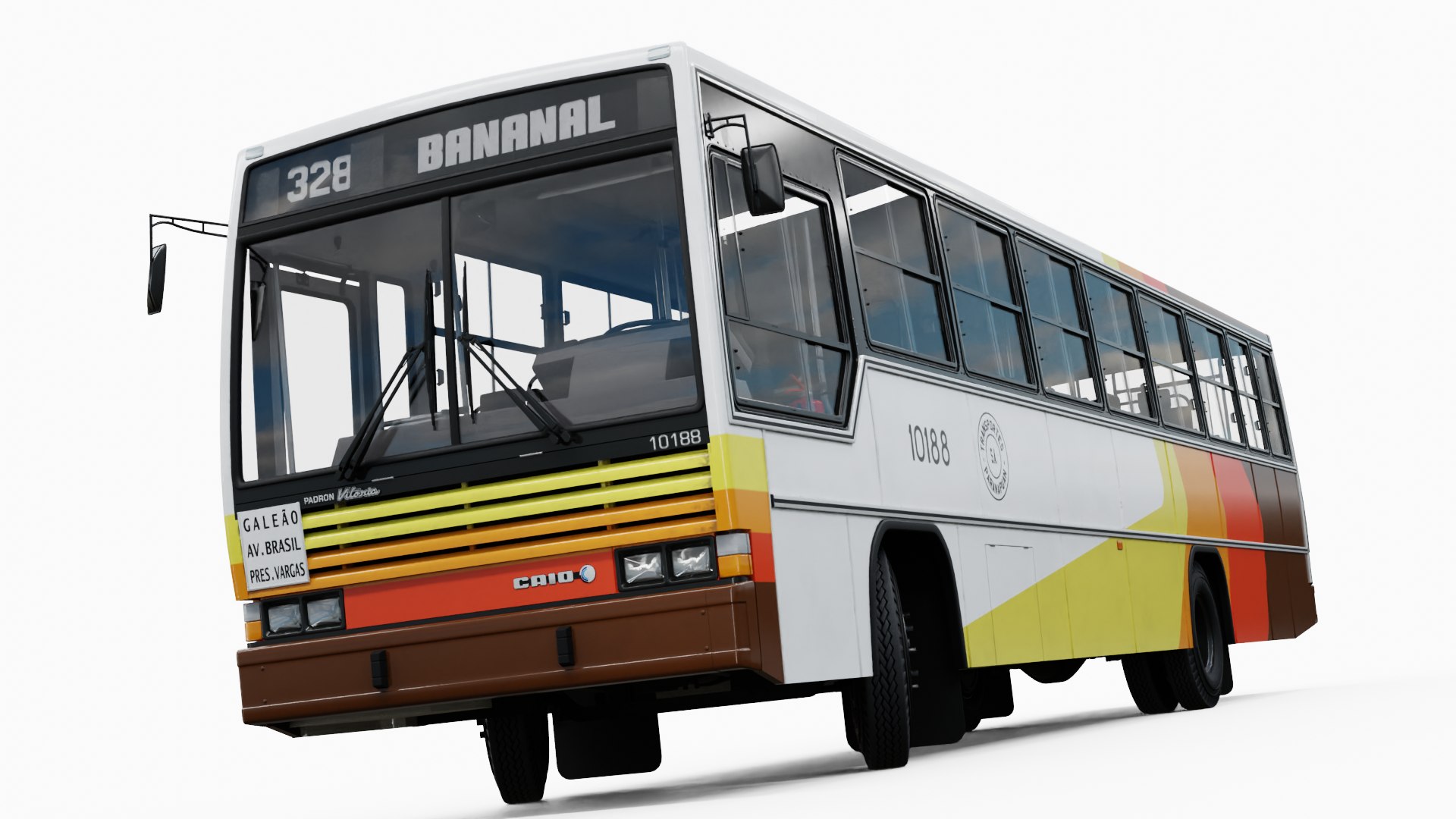 3D 1988 Caio Padron Vitoria Paranapuan MB OF-1315 Model - TurboSquid ...