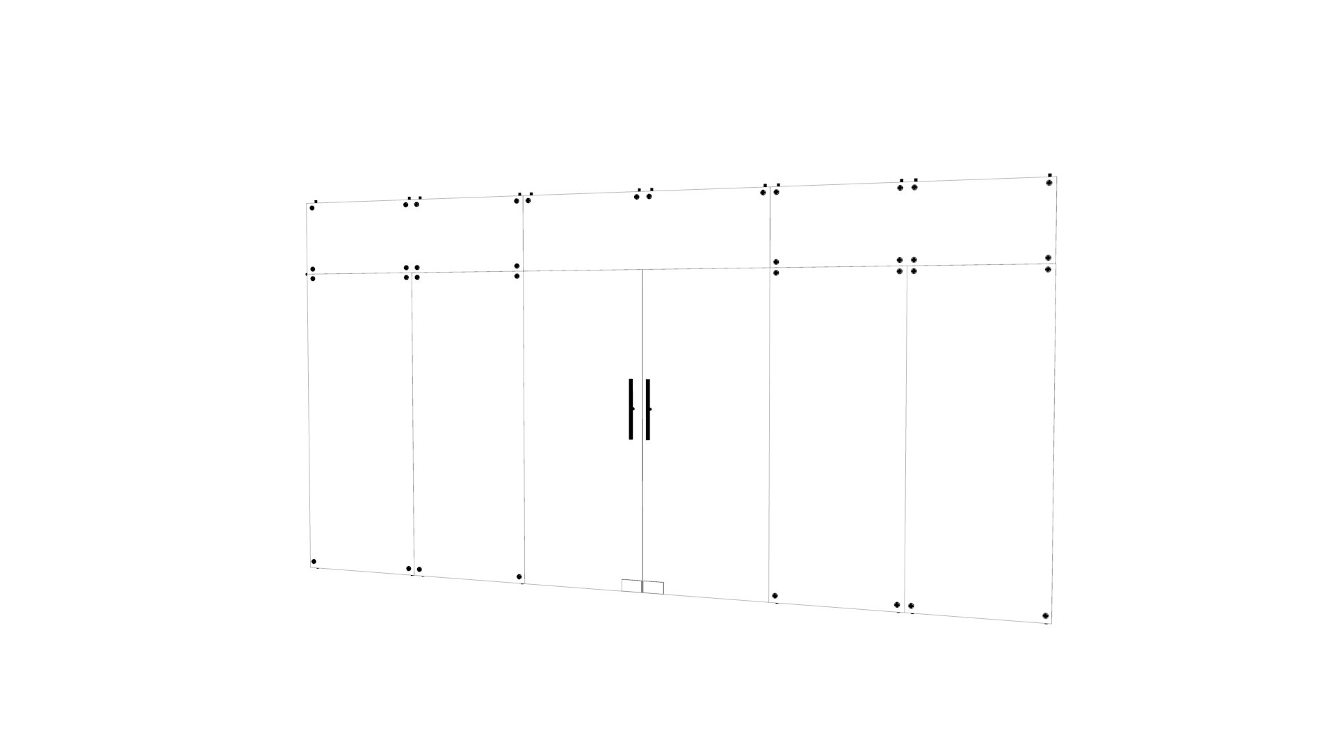 Big glass door model - TurboSquid 2170874