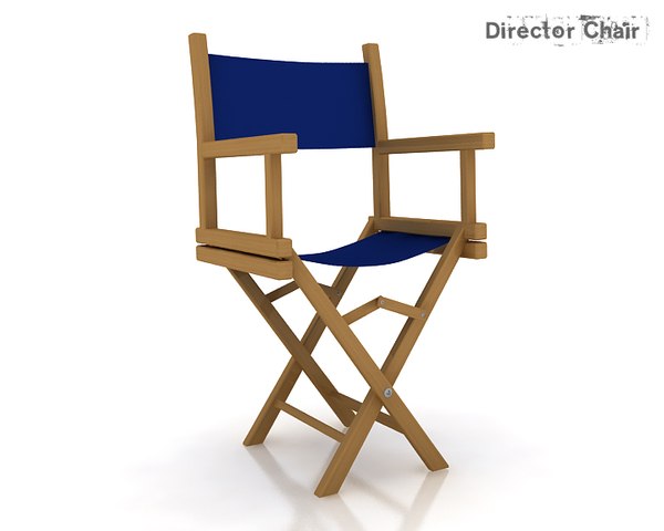 3d 3ds director chair
