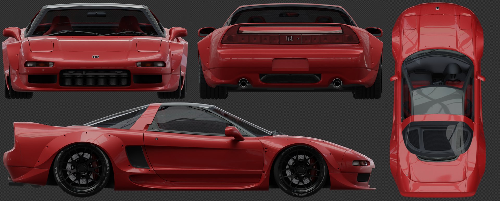 Honda NSX NA1 Model - TurboSquid 2084068
