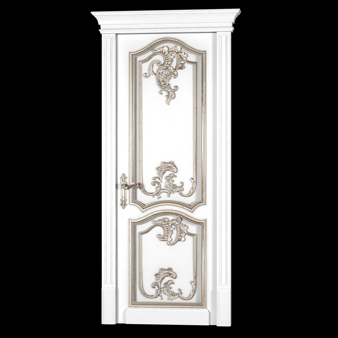 3D Classical Door X - TurboSquid 1919806