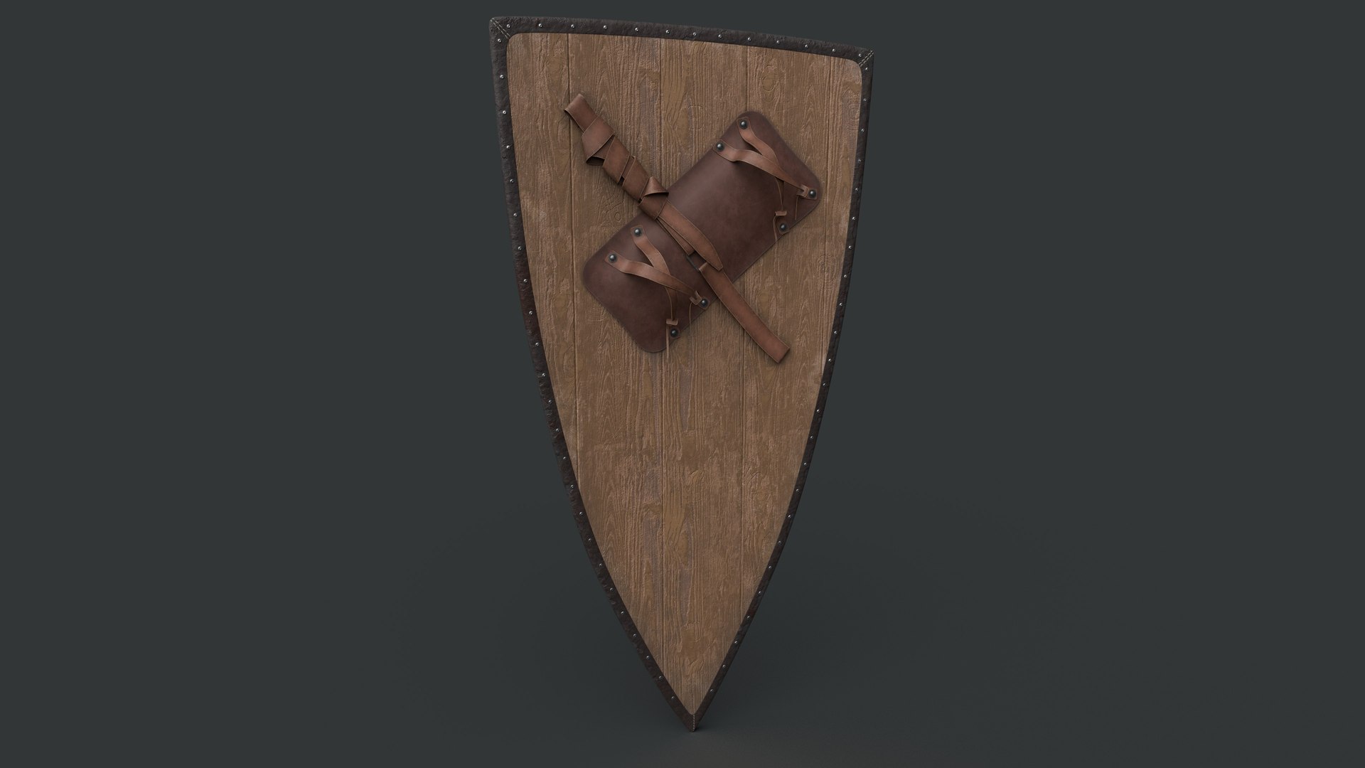 3D Model Medieval Kite Shield - TurboSquid 2017801