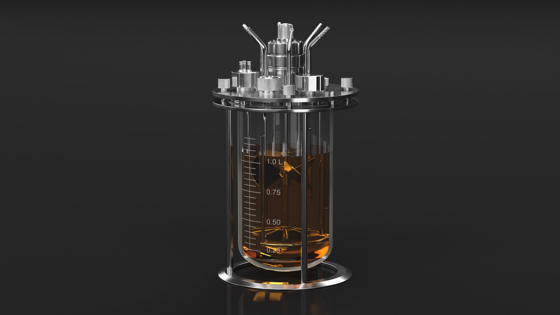 3D model Small Glass Bioreactor - TurboSquid 2005917