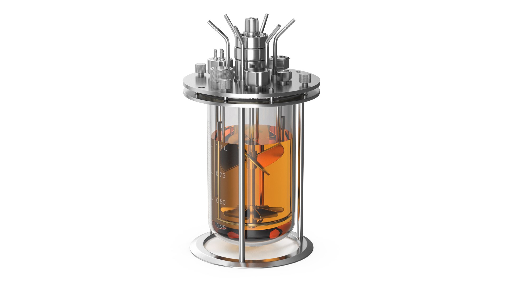 3D model Small Glass Bioreactor - TurboSquid 2005917