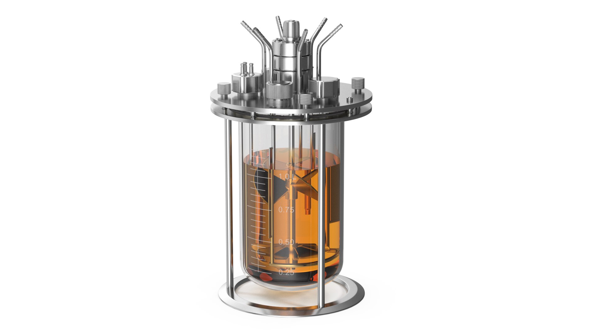 Small Glass Bioreactor 3D 모델 - TurboSquid 2005917