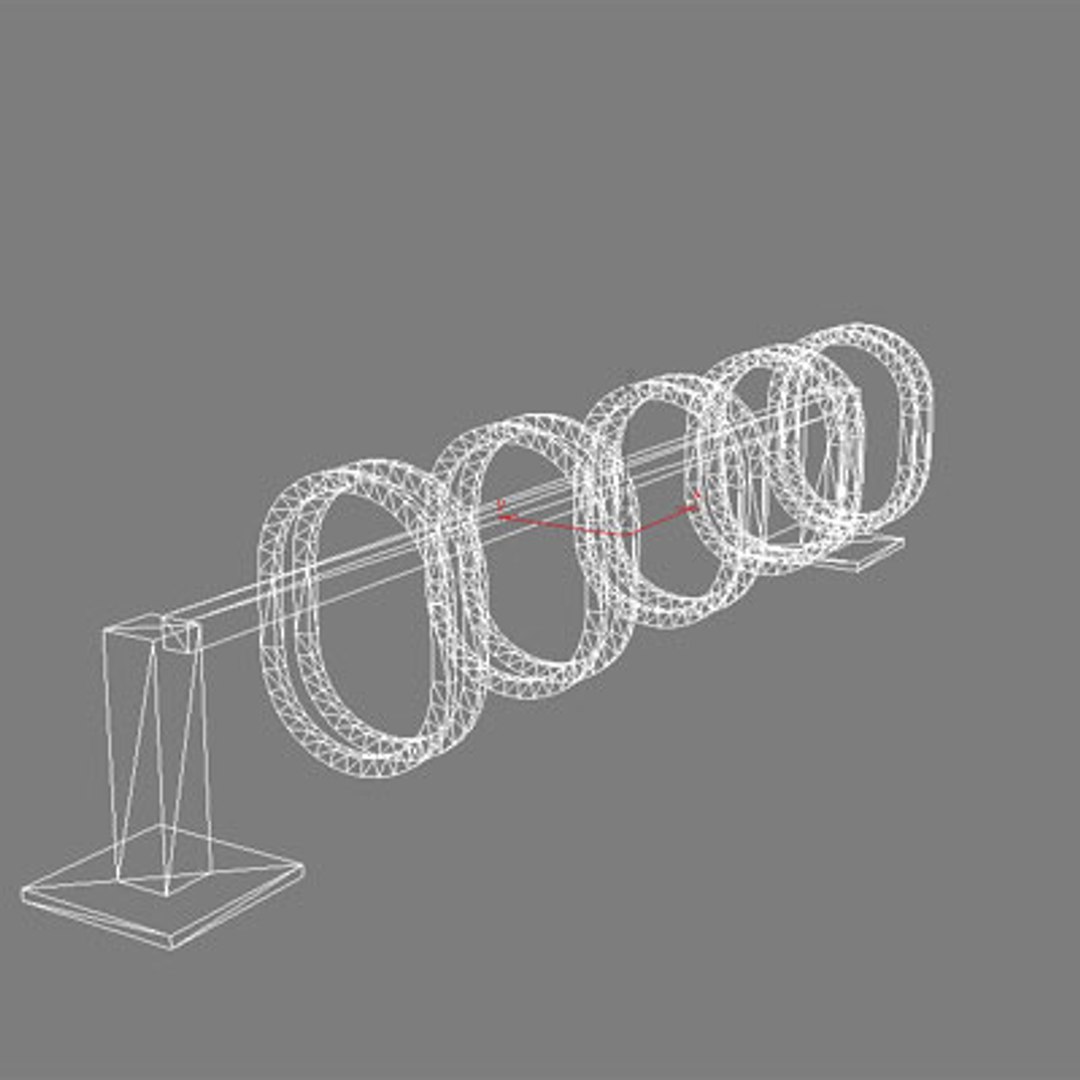 Cycle Parking 3d Model
