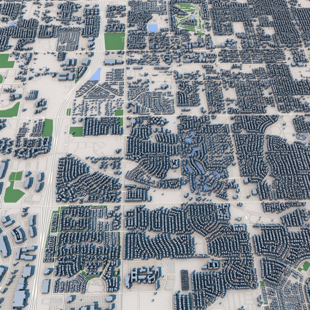 3D Model Chandler City Arizona USA - TurboSquid 2357937