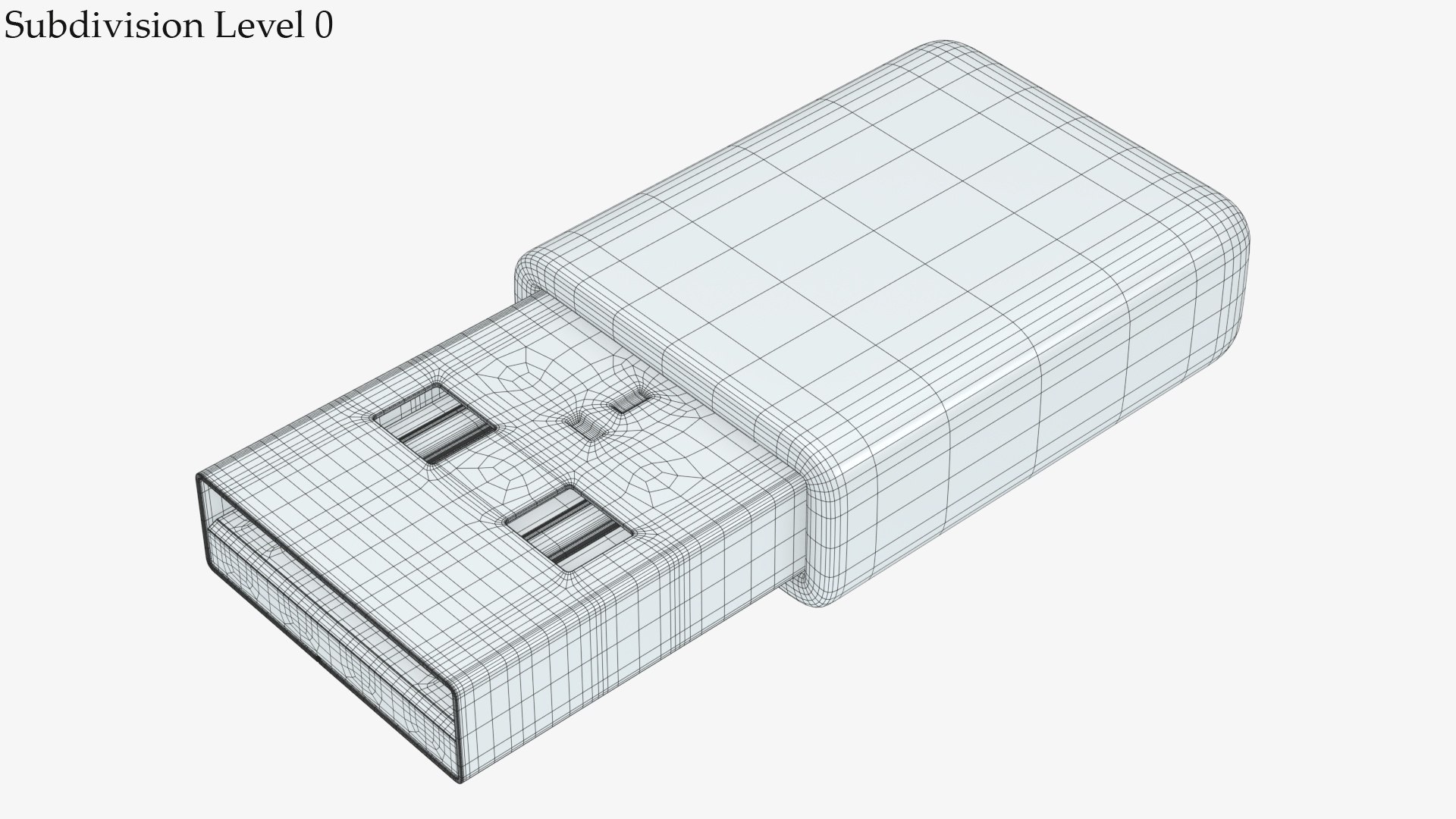 3D USB Type A Connector 1 Model - TurboSquid 1870909