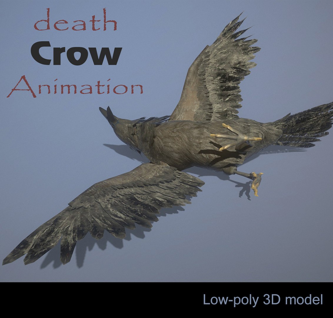 3D Wounded Raven Animation Pbr Low-poly 3D Model - TurboSquid 1719847