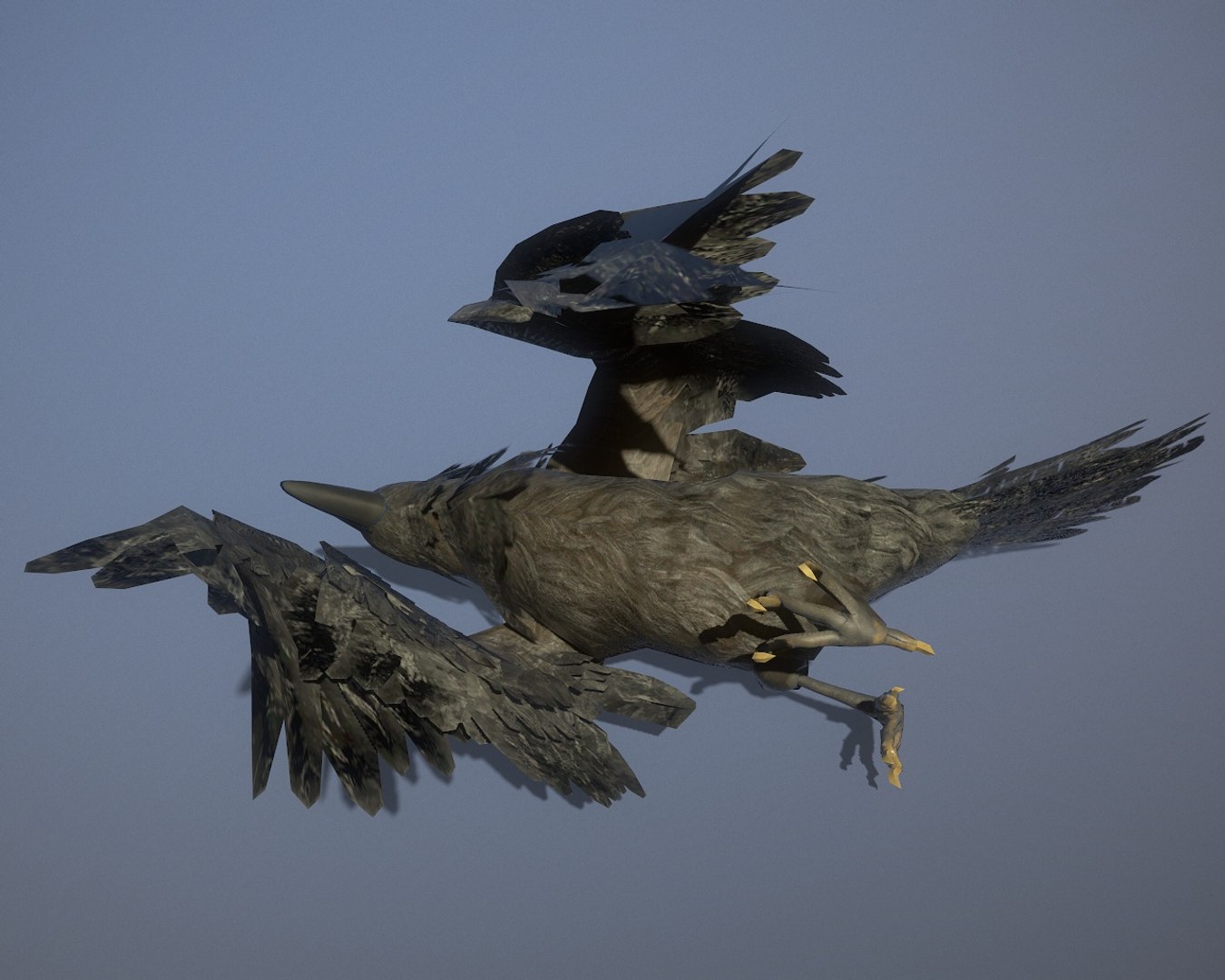 3D Wounded Raven Animation Pbr Low-poly 3D Model - TurboSquid 1719847