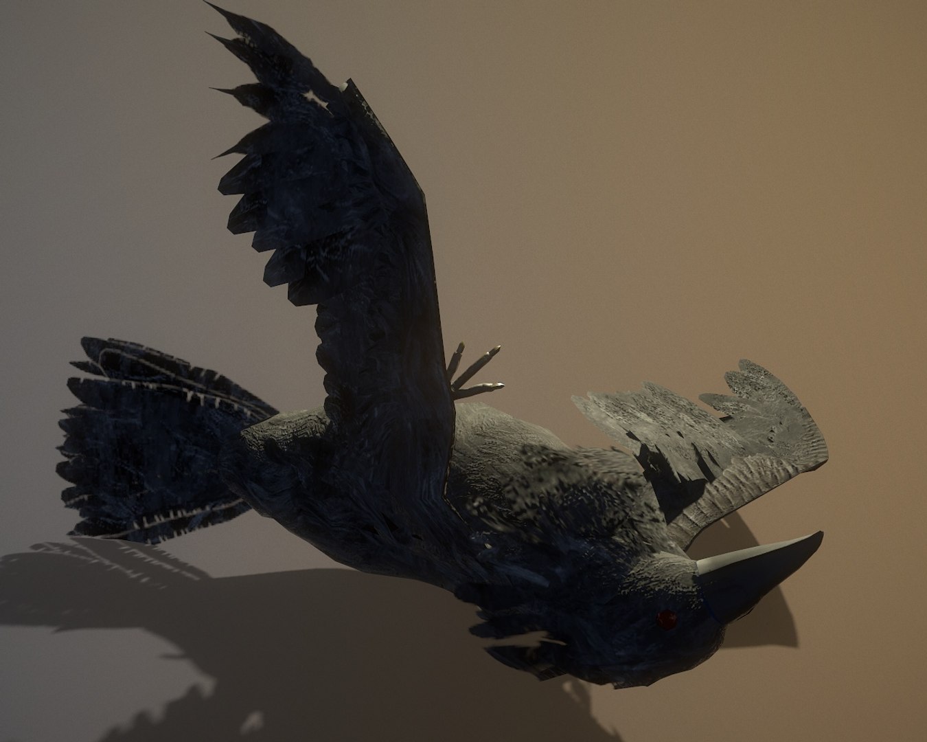 3D Wounded Raven Animation Pbr Low-poly 3D Model - TurboSquid 1719847