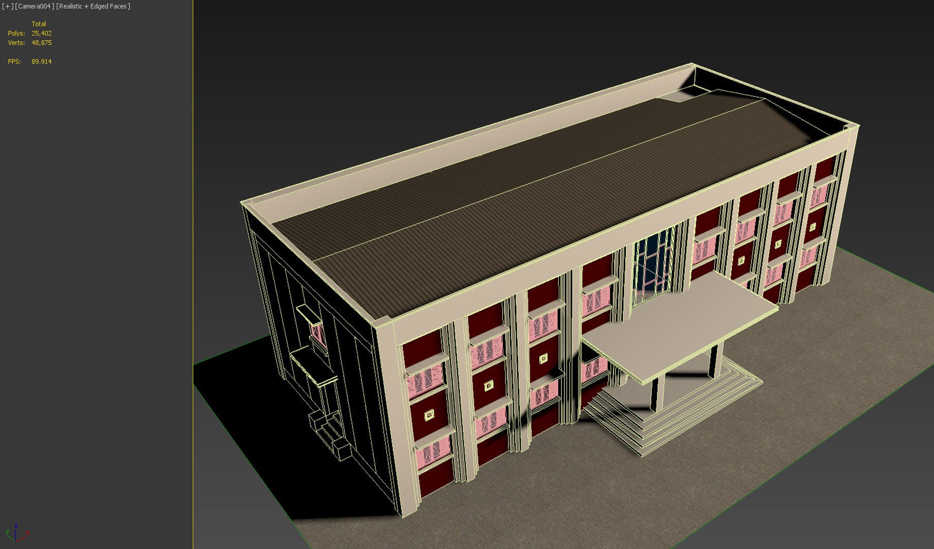 3D City Hall Municipal Building - TurboSquid 1598446