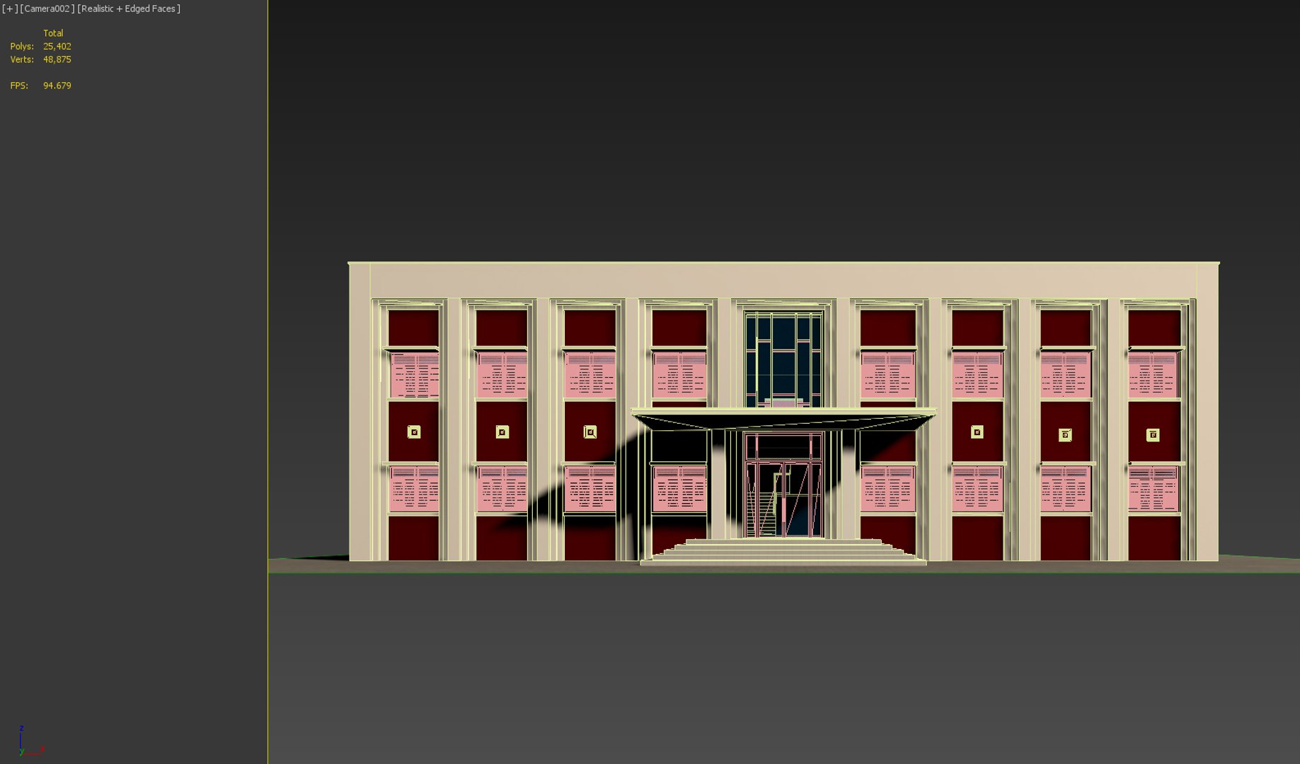 3D City Hall Municipal Building - TurboSquid 1598446
