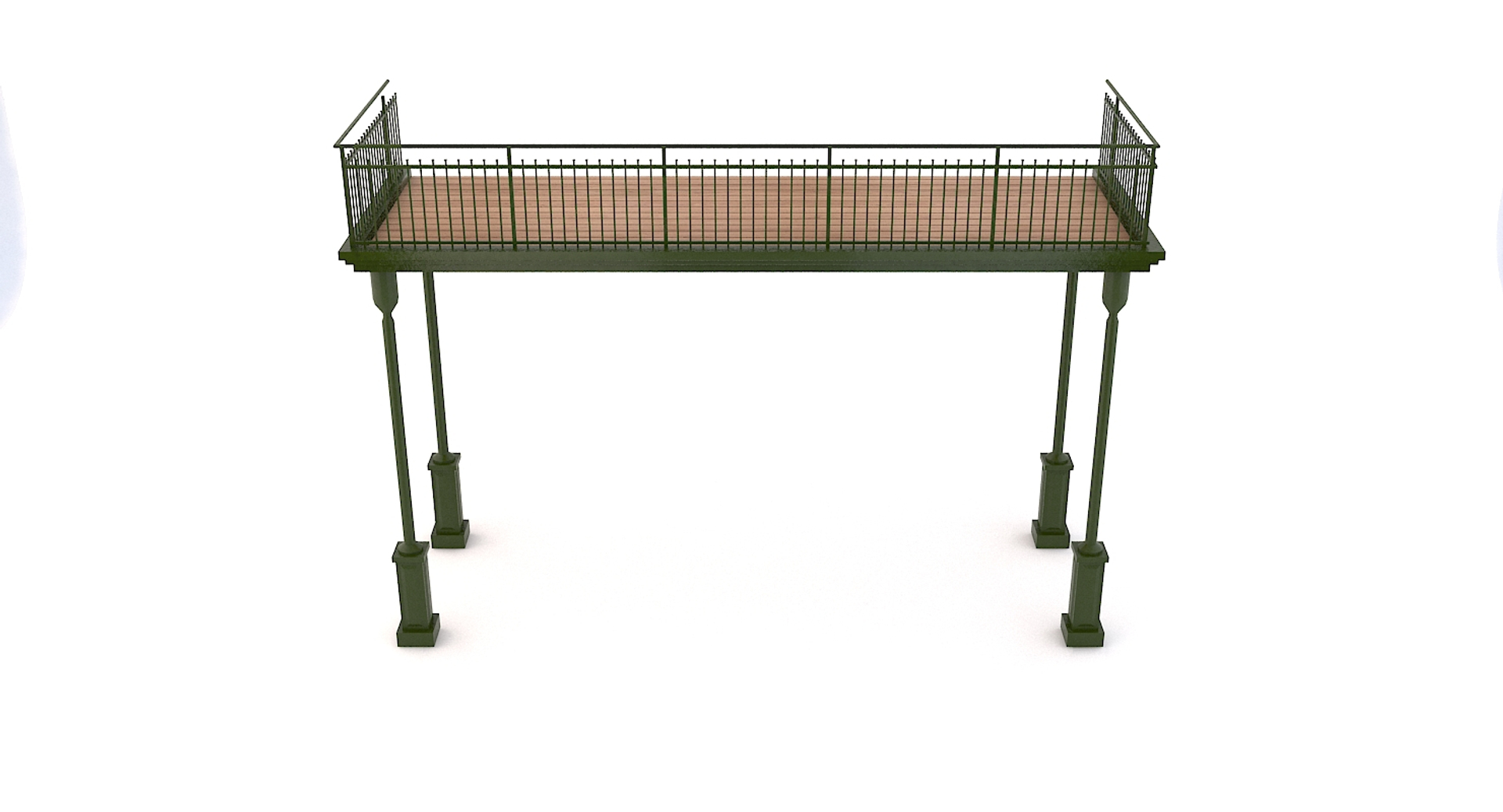 Realistic Balcony Model - TurboSquid 1411745