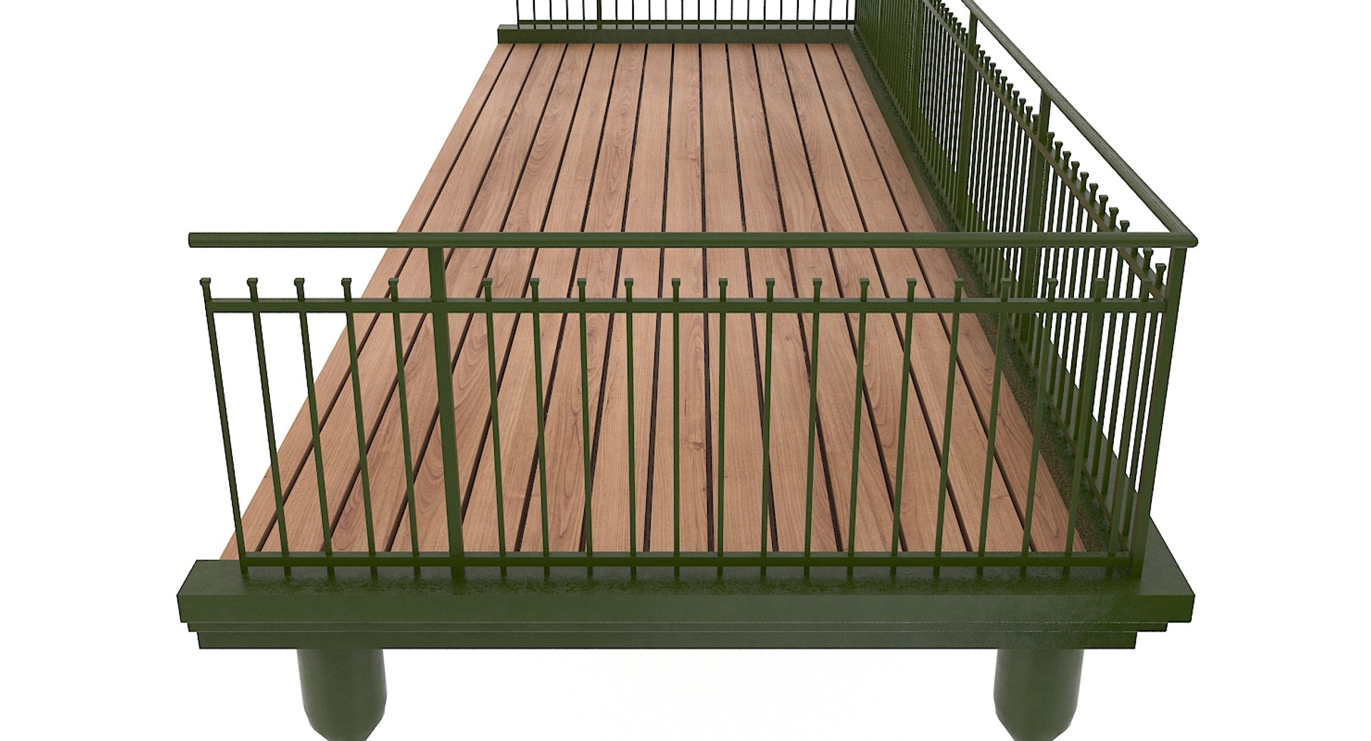 Realistic Balcony Model - TurboSquid 1411745