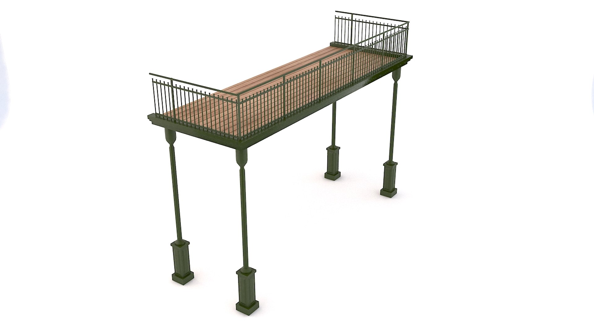 Realistic Balcony Model - TurboSquid 1411745