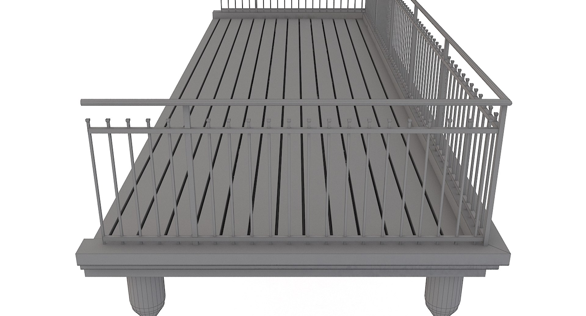 Realistic Balcony Model - TurboSquid 1411745