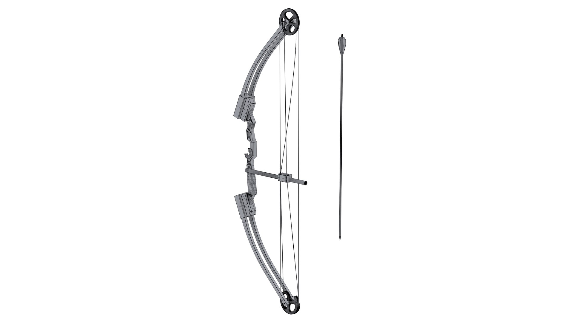3D Compound Bow - TurboSquid 2321138