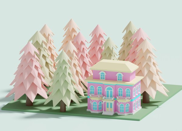 Cartoon House Unity Models for Download | TurboSquid