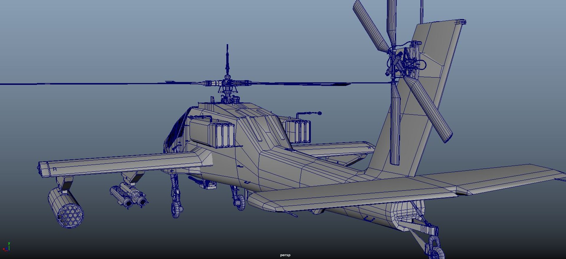 3D Apache Ah-64 - TurboSquid 1408442