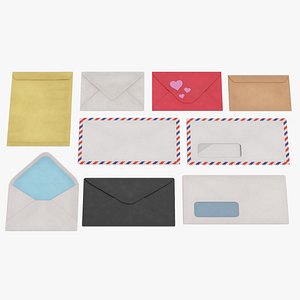 3D Envelope Models - Browse & Download Formats - TurboSquid