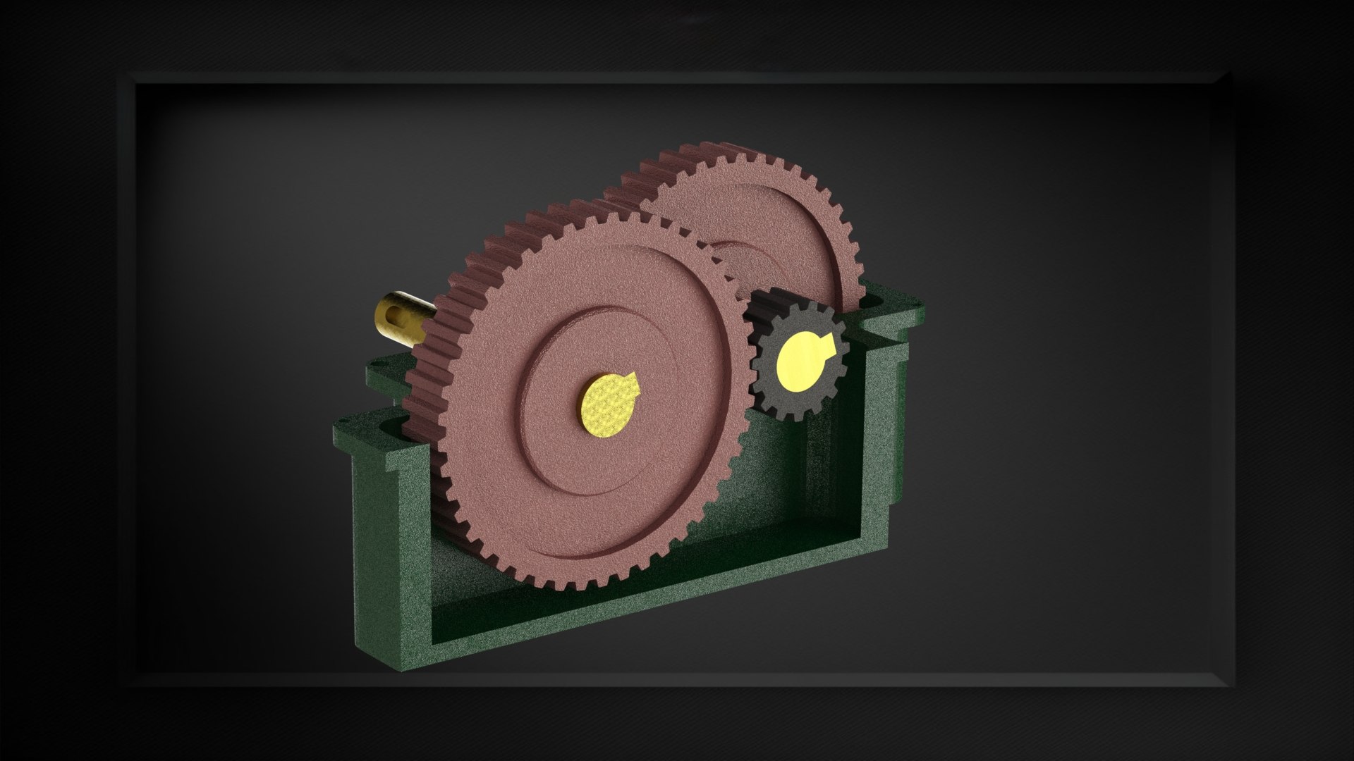 Spur Gear Speed Reducer 3D Model - TurboSquid 2348413