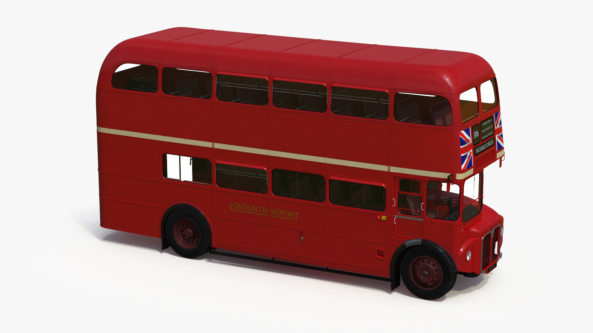 3D London Double Decker Bus Model - TurboSquid 2387252