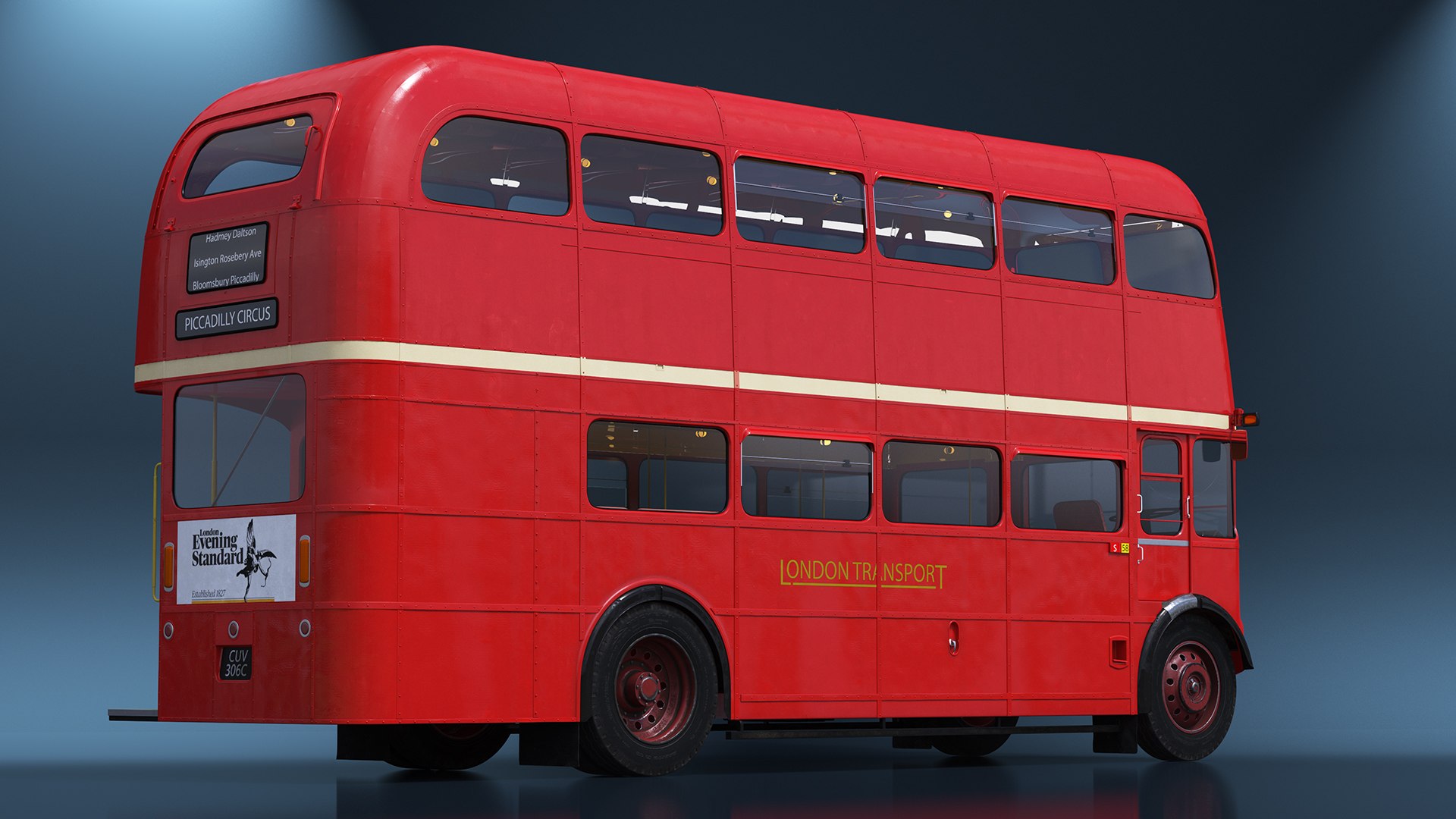 3D London Double Decker Bus Model - TurboSquid 2387252